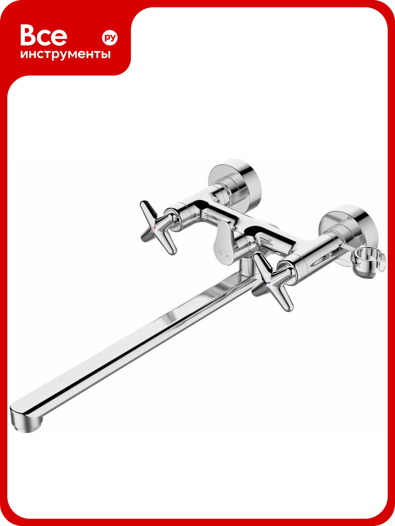 Смеситель для ванны IDDIS Acros с длинным изливом ACRSBL2i10WA