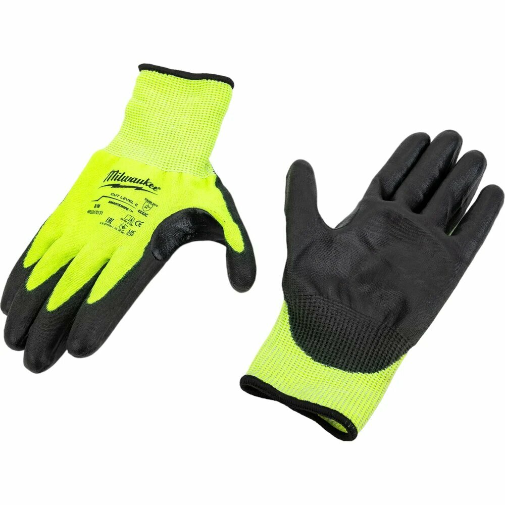 Milwaukee Перчатки сигнальные с уровнем сопротивления порезам 3, 8/M 4932478131
