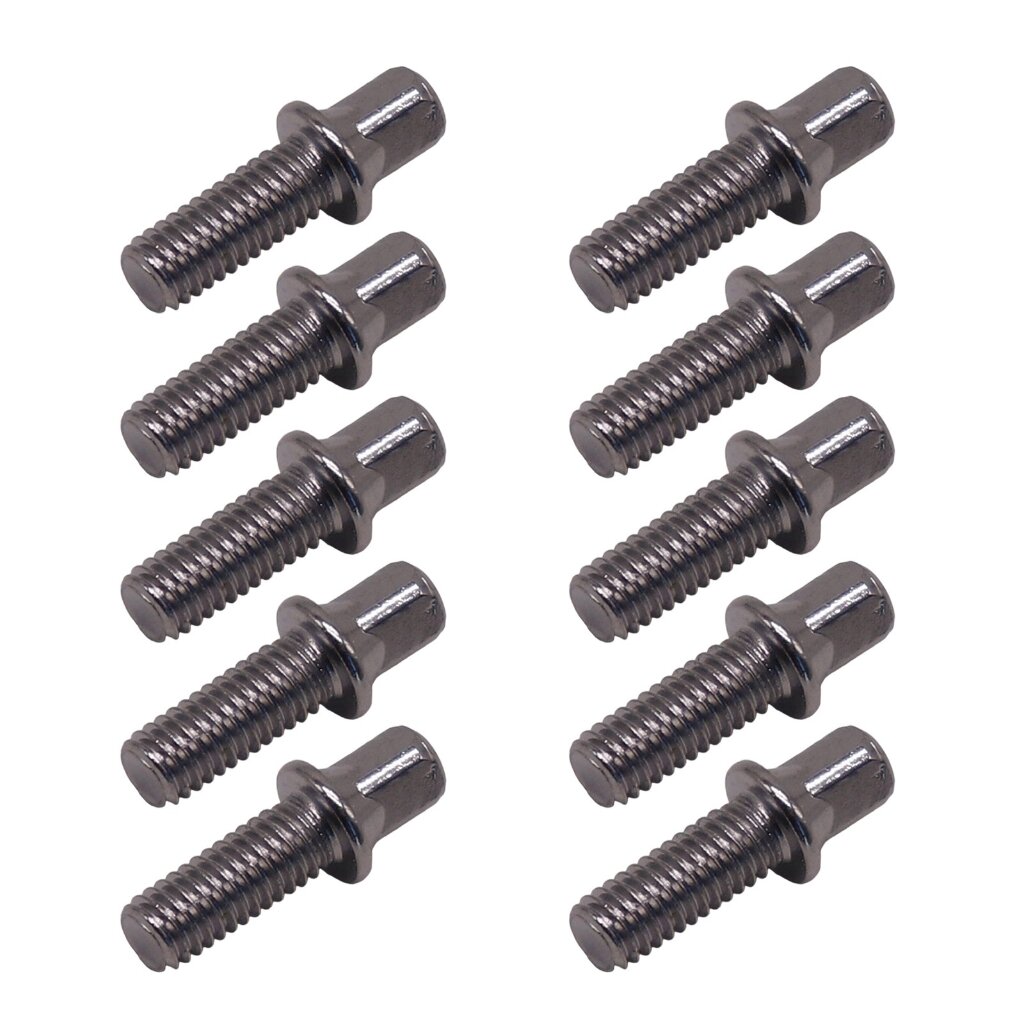 10шт Стержни натяжения барабана с тугим винтом Фурнитура барабана для ударных инструментов