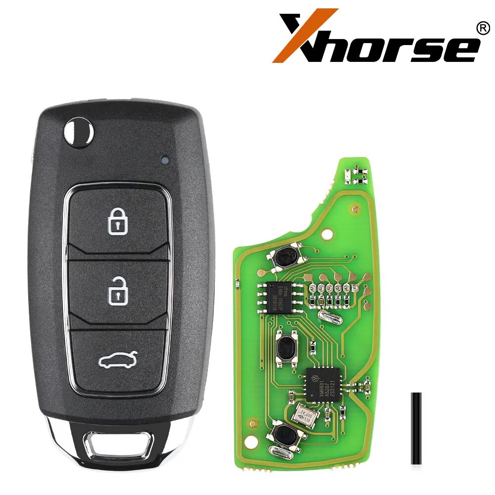 Xhorse XK/XE/XS проводной дистанционный ключ XKB501EN XKLKS0EN XKHY05EN XKKF02EN XKFO01EN XEDS01EN XSTO01EN XSMQB1EN для мини-инструмента, XKHY05EN, 1PCS