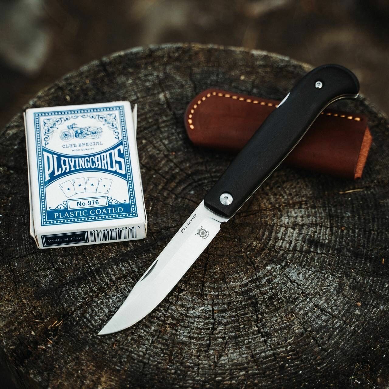 Нож складной туристический Fin-Track G10 Black