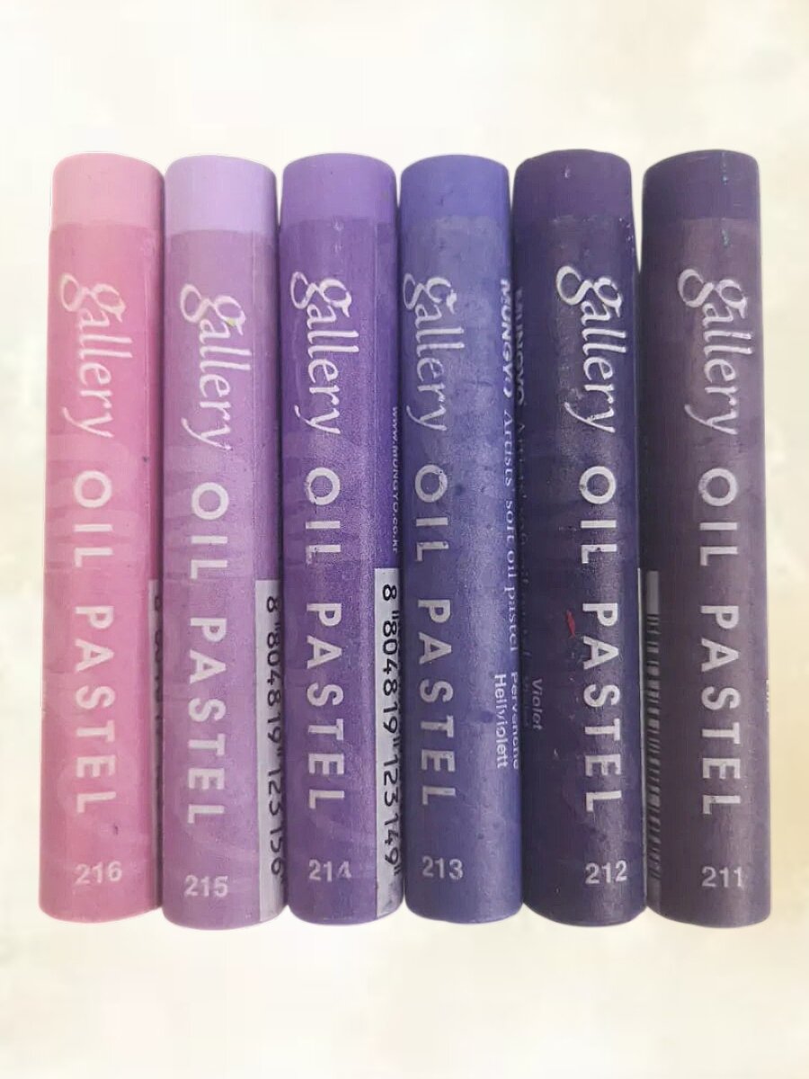 Пастель масляная мягкая профессиональная MUNGYO Gallery Набор №10 (6шт)