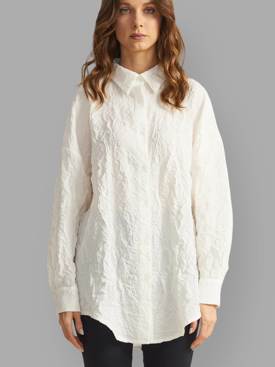 Рубашка с "мятым" эффектом