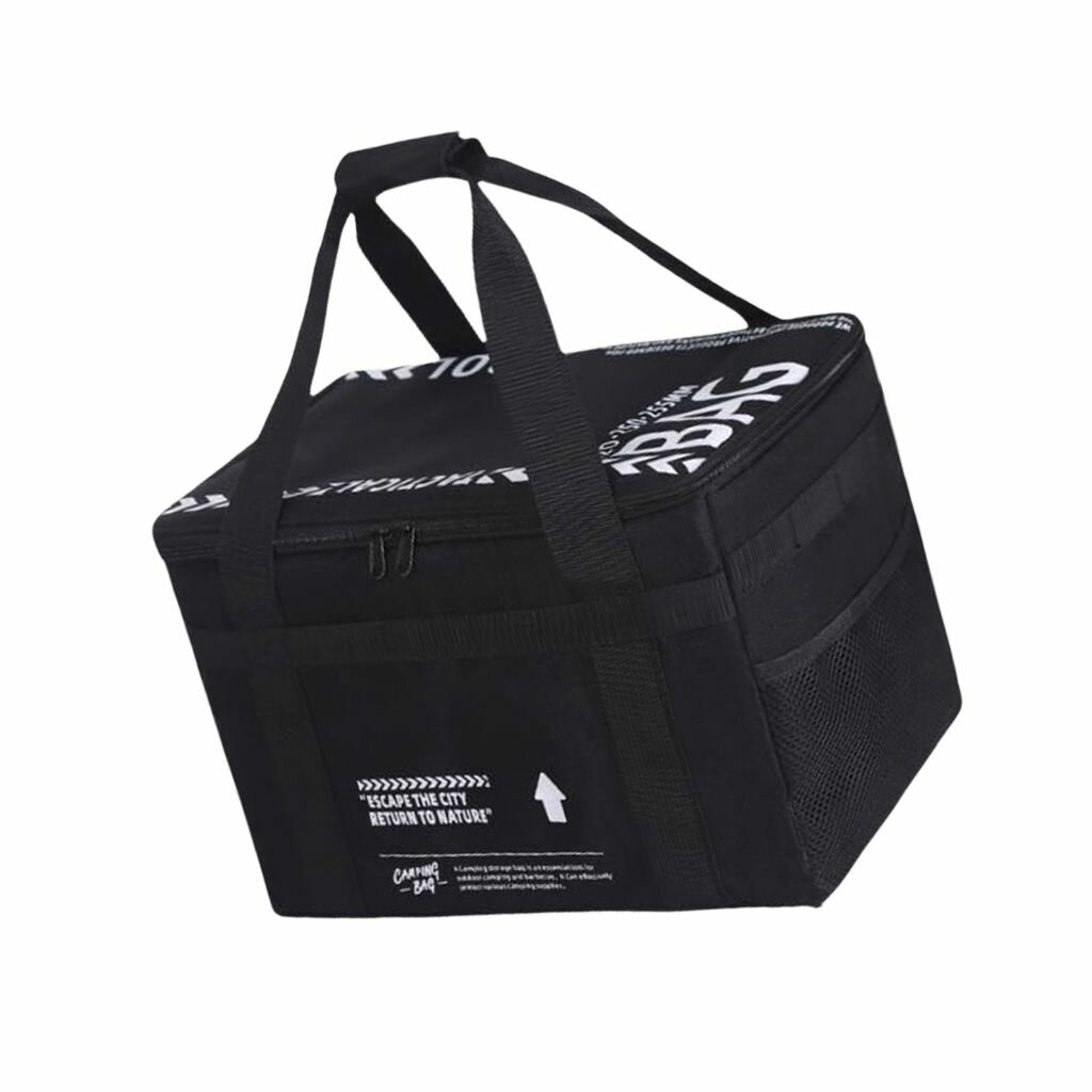 Походная посуда, Пикниковая сумка для кемпинга - черная