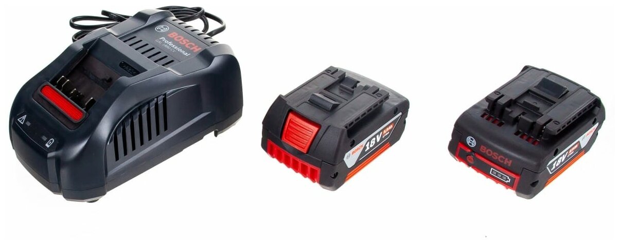 Aккумулятор GBA 18V 5.0 Ah 2 шт. + зарядное устройство GAL 1880 CV Professional Bosch 1600A00B8J