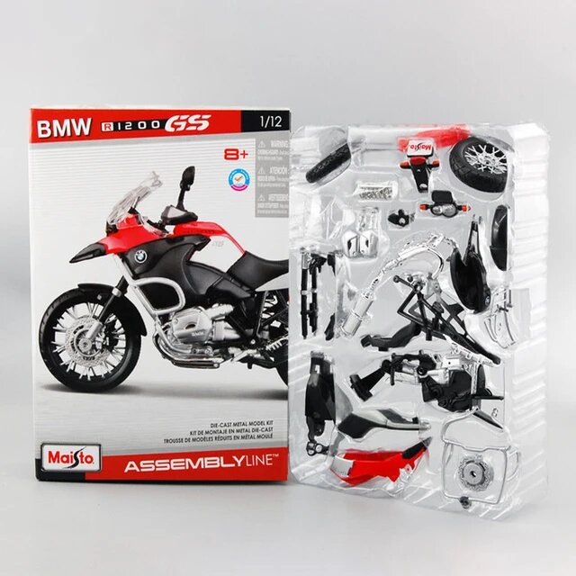 Собранная модель мотоцикла Kawasaki H2R Ninja масштаба 1/12 от Maisto, игрушечная коллекционная модель внедорожного мотоцикла с амортизатором