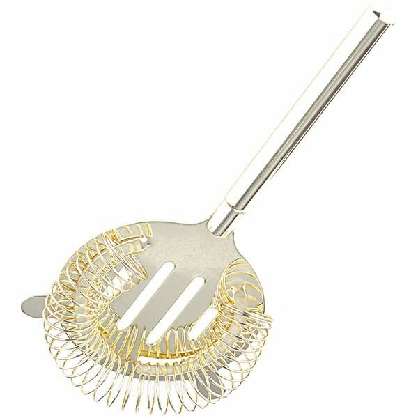 Стрейнер "Пробар"; сталь нерж; D80, L195мм; золотой