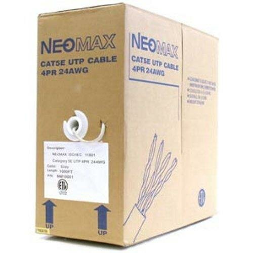 Кабель Neomax UTP NM10001, серый, 305 м.