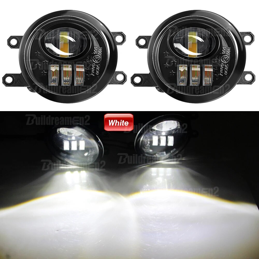 2 х 30 Вт автомобильные передние светодиодные противотуманные фары в сборе дневные Type 1 White