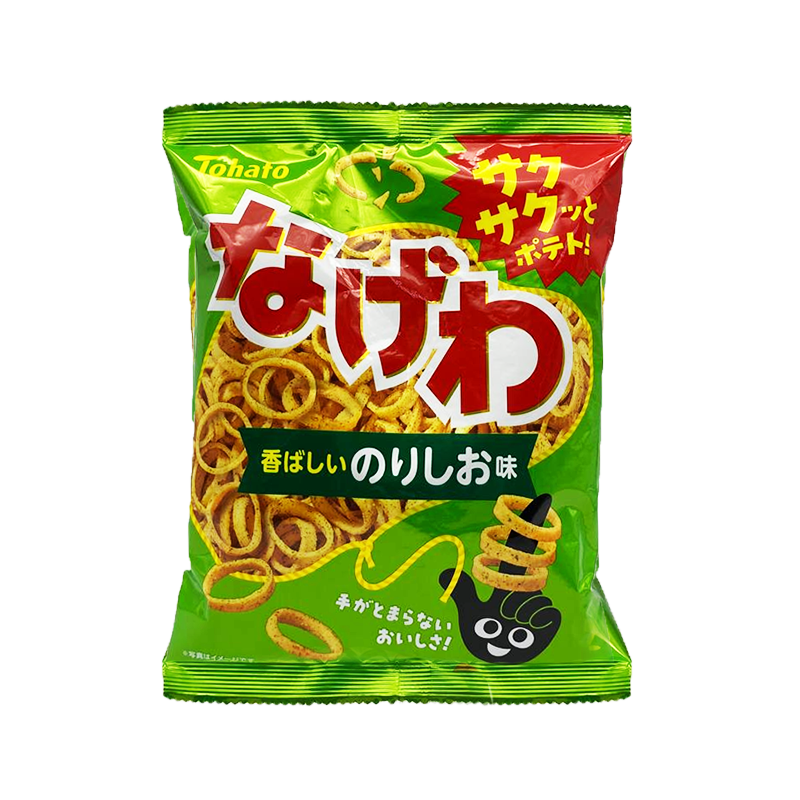 Чипсы картофельные TOHATO колечки со вкусом нори NAGEWA 63 г, Япония