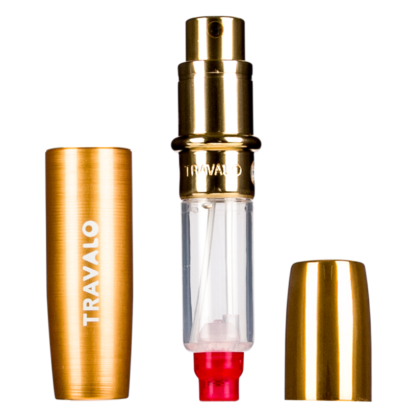Атомайзер Travalo Lux Perfume Spray, 5 мл, компактный, легкий, небьющийся Gold