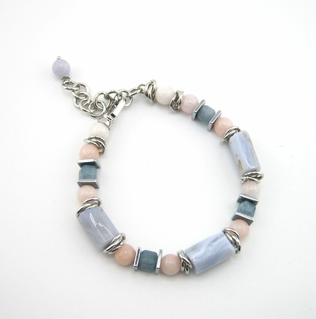 Браслет, берилл, кварц