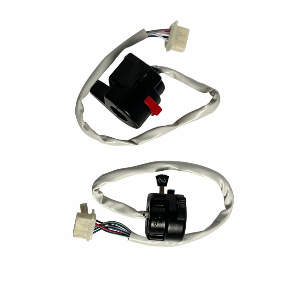 Блоки переключателей на мотоцикл Урал 650, пара (алюминий)