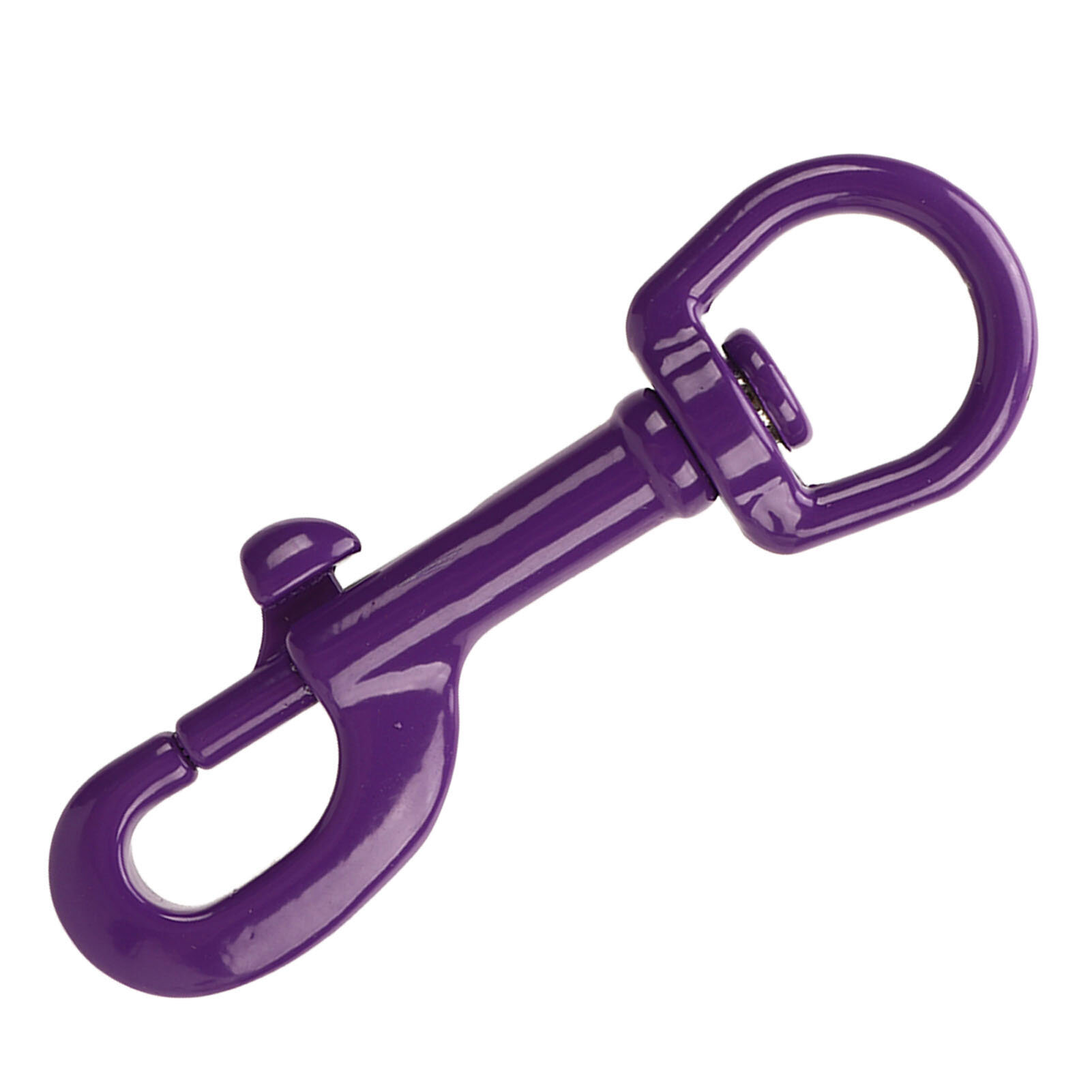 3,5-дюймовые круглые карабины с поворотным ушком 90 мм 316 нержавеющая сталь карабины с поворотным ушком для дайвинга морской такелаж брелок фиолетовый