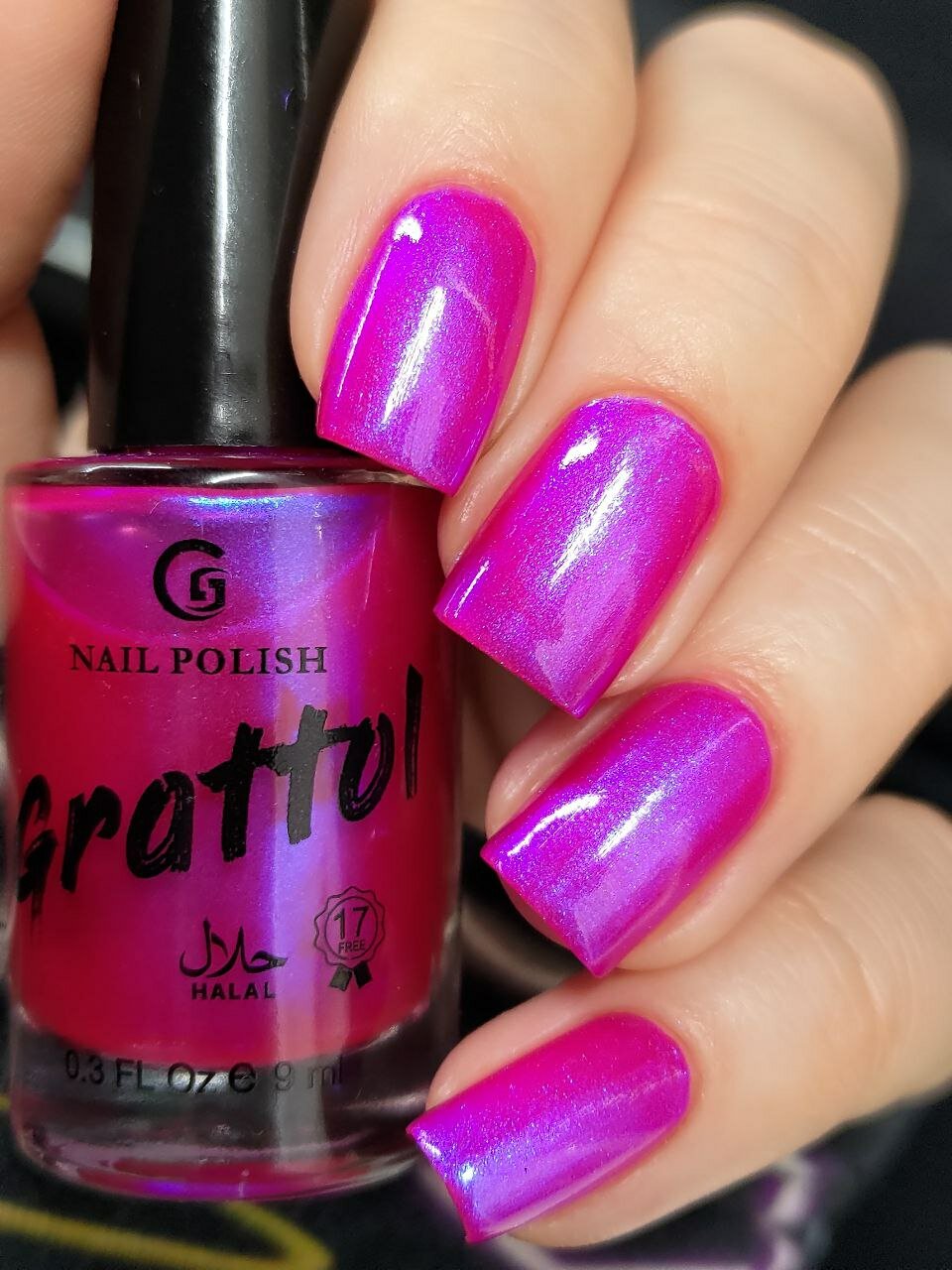 Grattol Color Nail Amethyst Mist - Лак для ногтей сушка без лампы, 9 мл