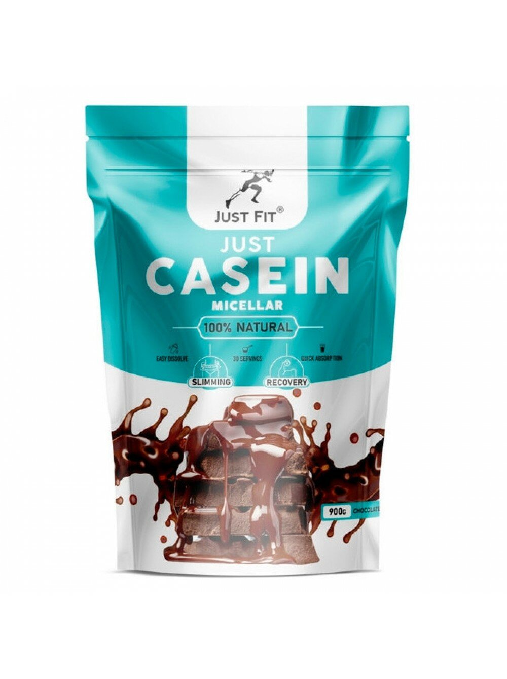 Just Fit Just Casein Казеин Мицеллярный Ночной 900 г со вкусом шоколада