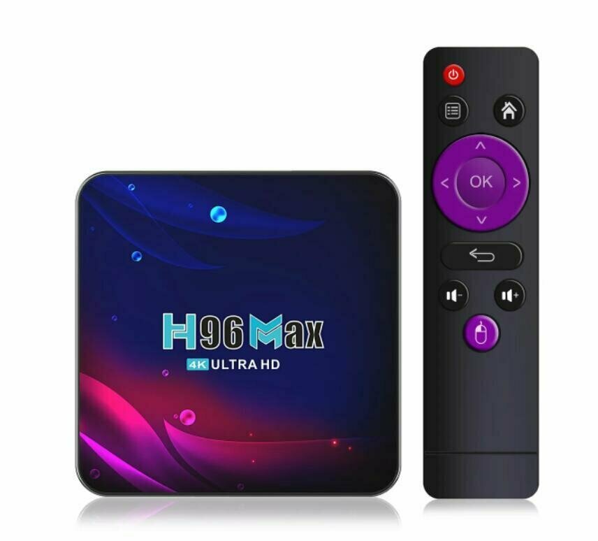 Смарт-ТВ-приставка H96 Max V11, Android 11, 4 ГБ/32 ГБ оперативной памяти Rockchip 3318, медиаплеер Google 3D Video BT4.0 4K