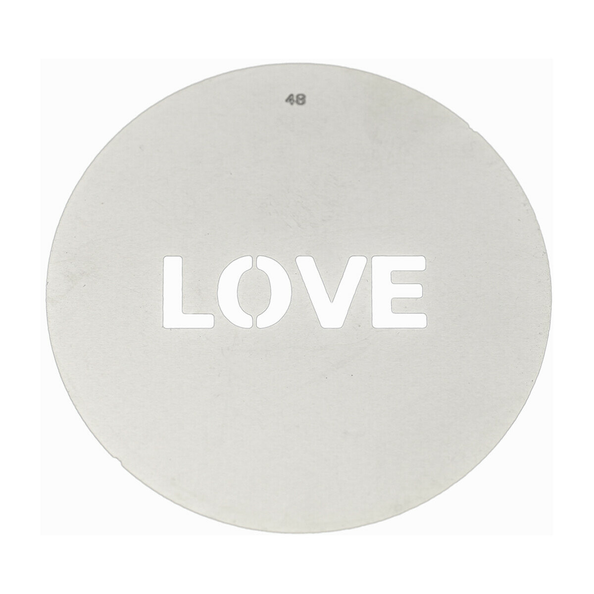 Маска гобо Ø 58 мм LOVE 1 Fotokvant GMW-48 Gobo mask для оптических насадок