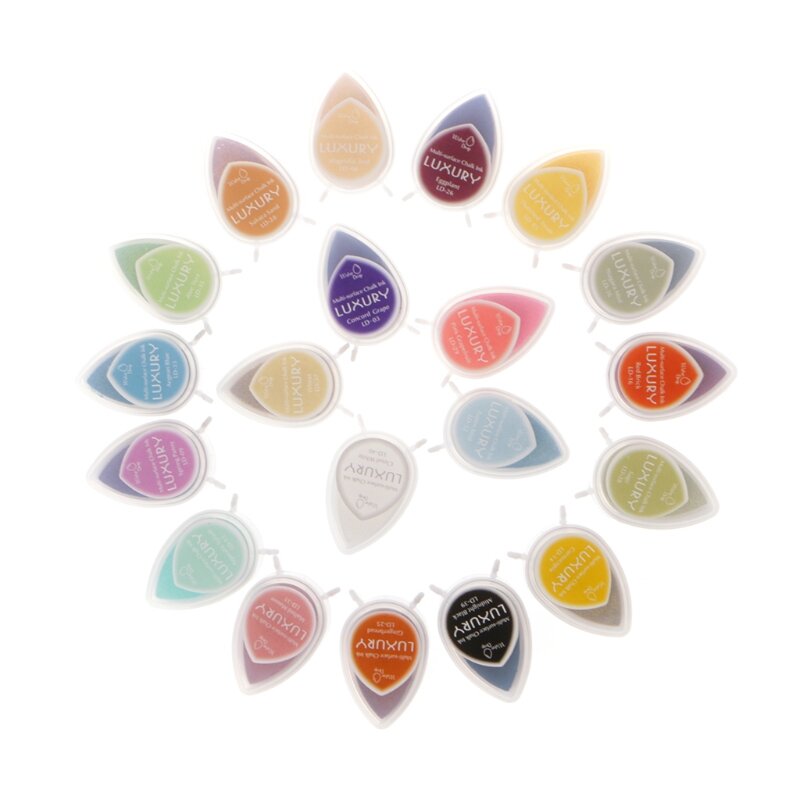 Капля Росы Чернильная Прокладка Пигмент На Масляной Основе Многоцветные Штампы DIY Бумажные Поделки Ткань Новая