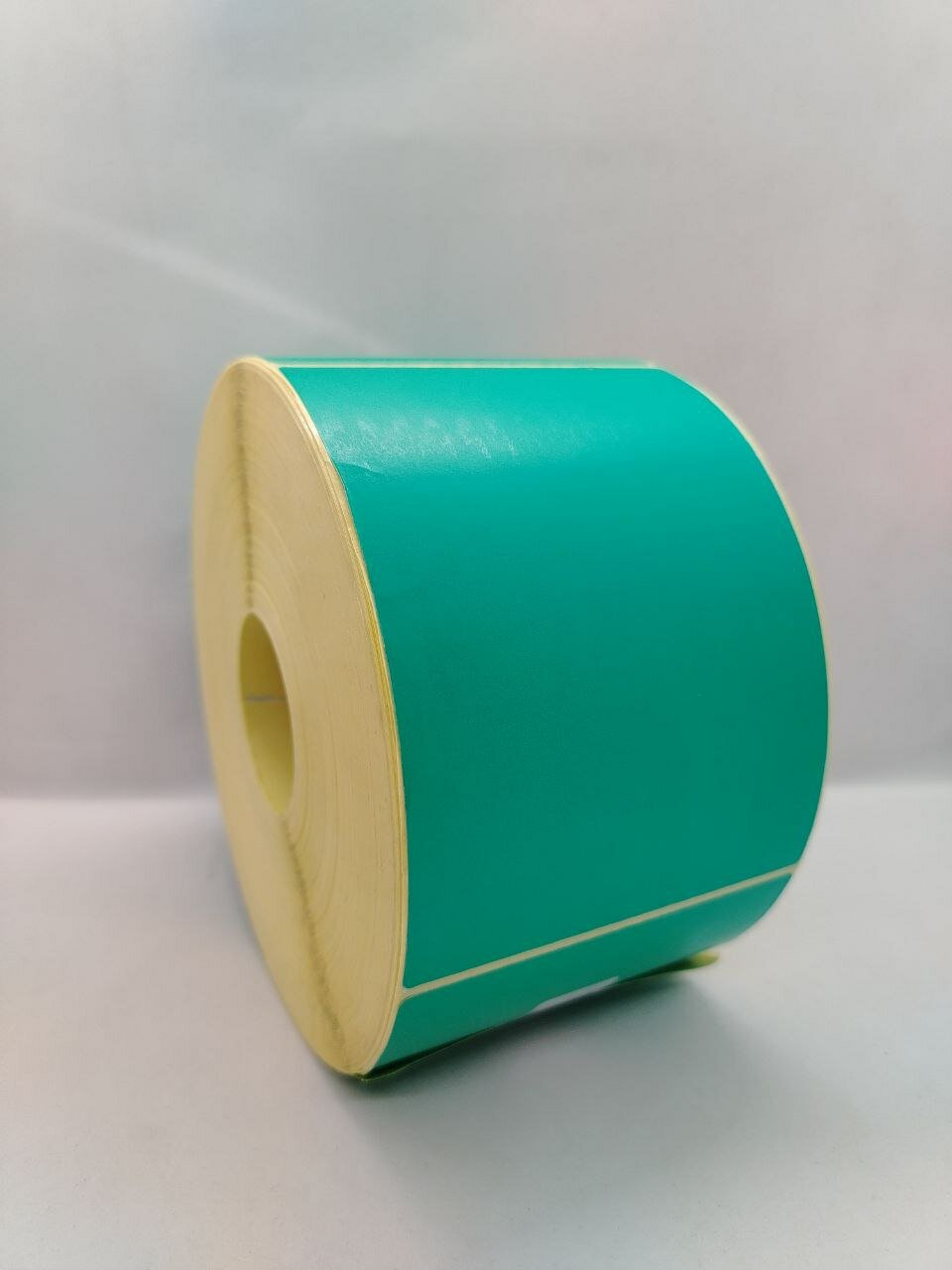 Термоэтикетка ЭКО 90x130 мм зеленая (1000 этикеток)