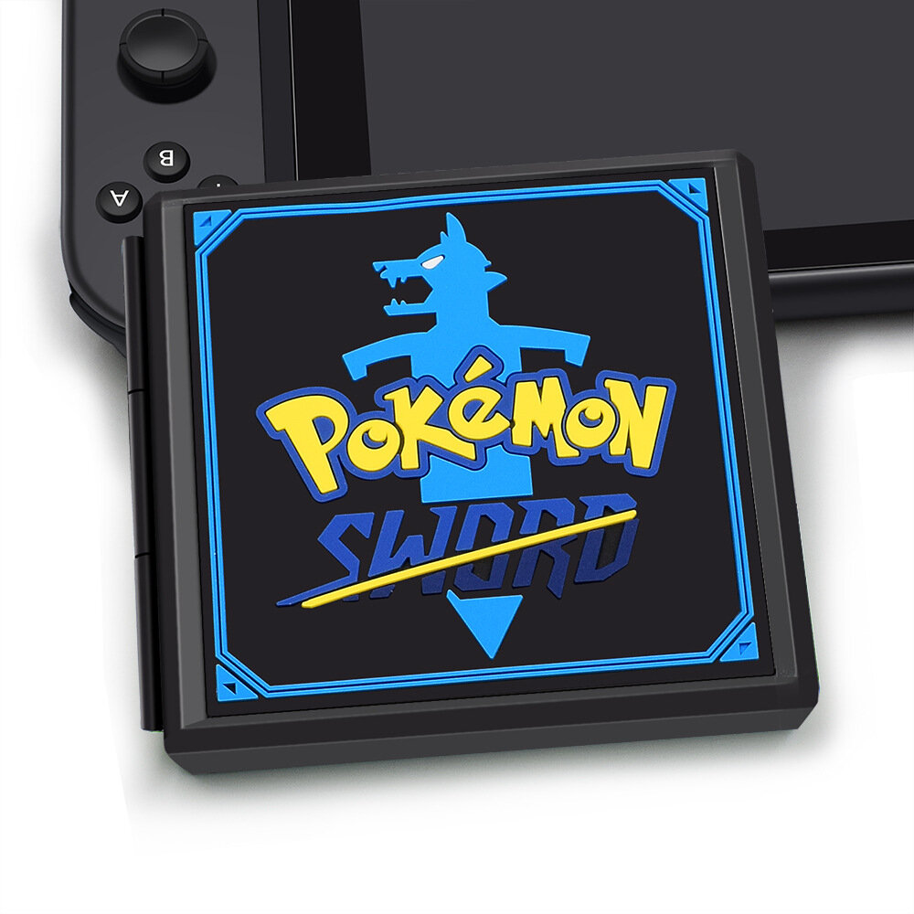 Кейс для хранения 12 игровых картриджей Nintendo Switch (Pokemon Sword)