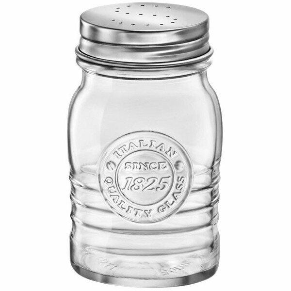 Солонка «Оффисина 1825», стекло, 240 мл, прозрачный, цвет металл (Bormioli Rocco)