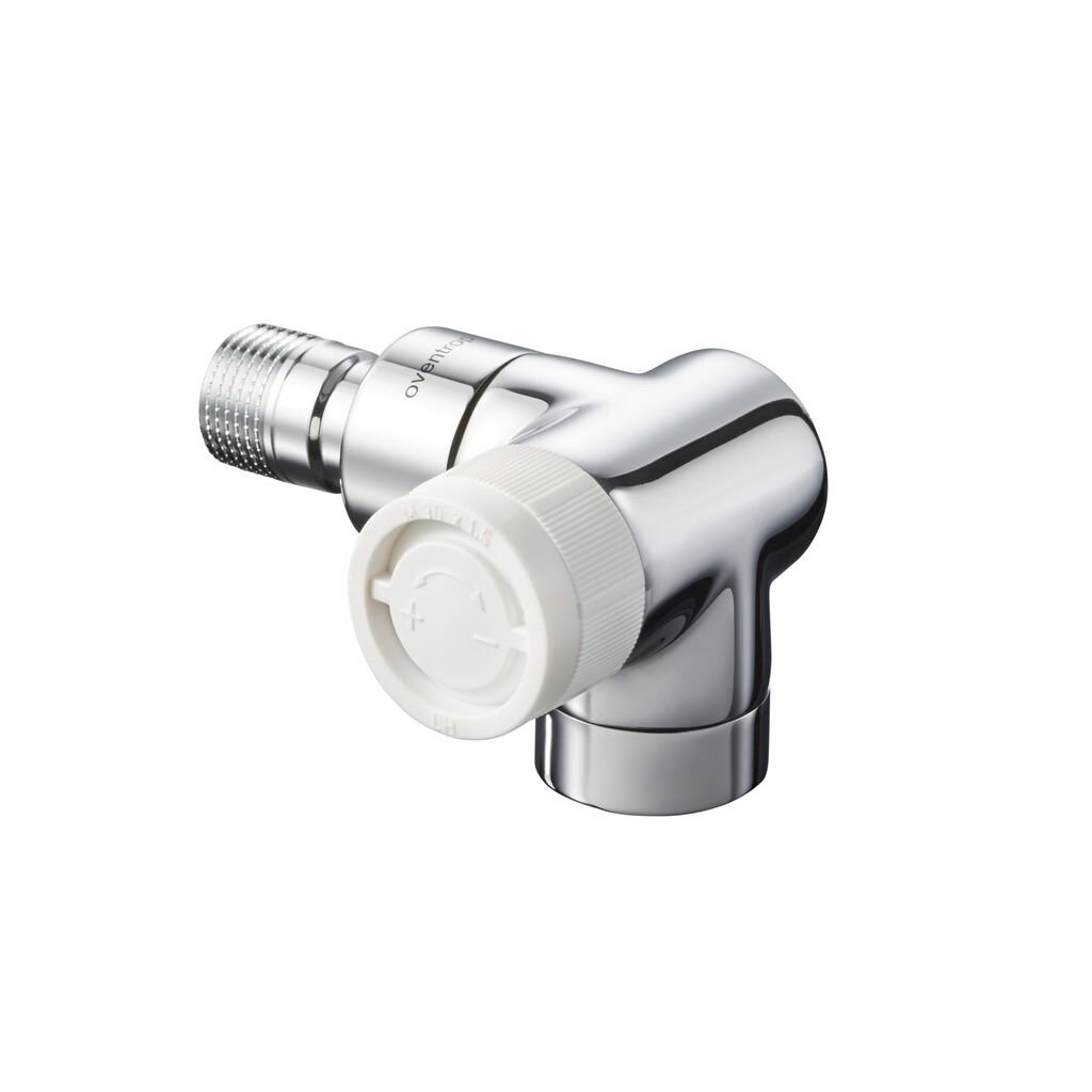 Oventrop Термовентиль "E" угловой трехосевой правый, хром 1/2 art 1163453 (т/т влево)