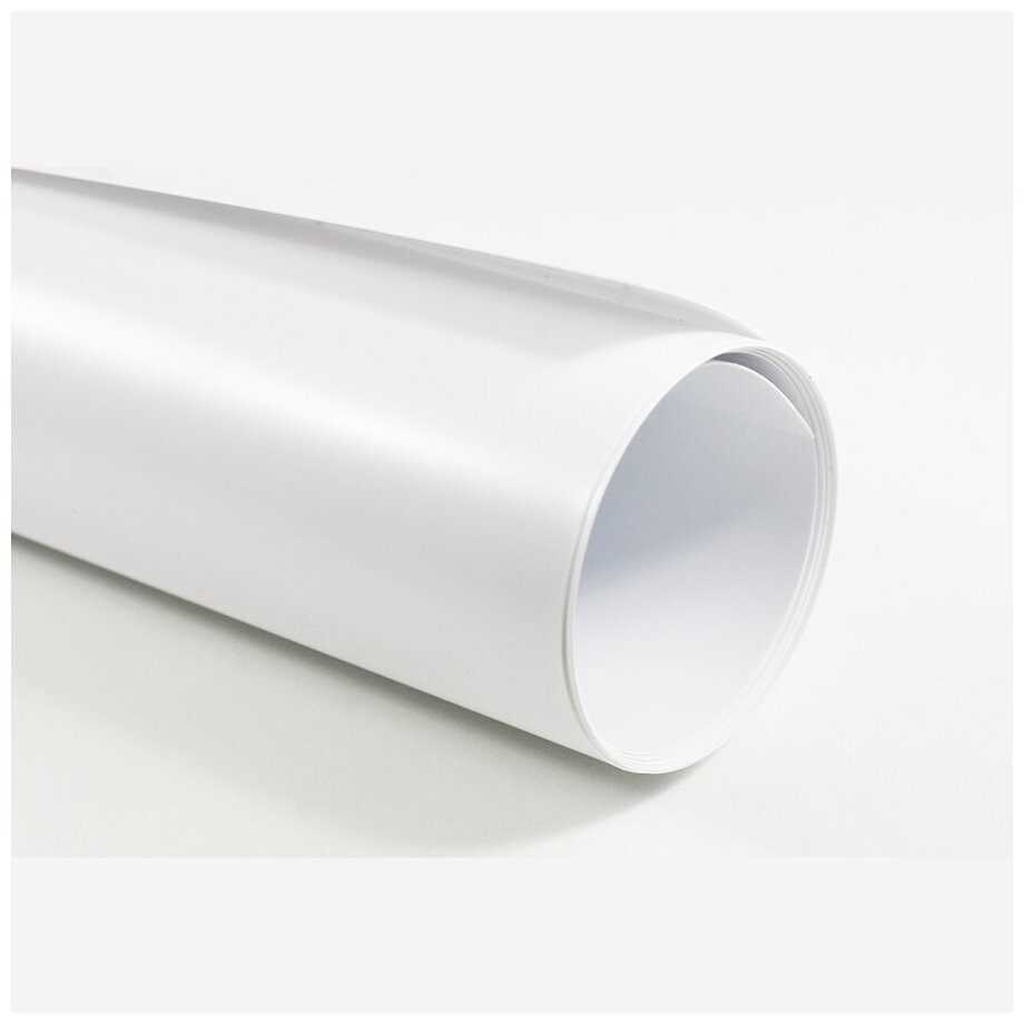 Фотофон пластиковый FST 100х120см белый матовый/глянцевый, двусторонний, в рулоне