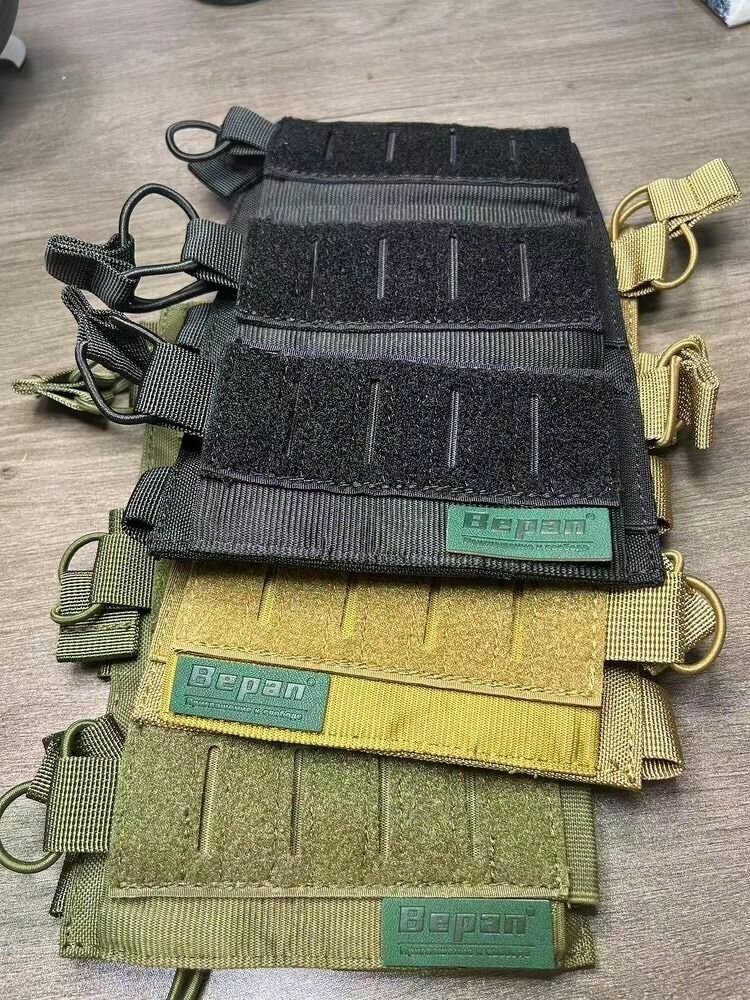 Охотничья прочная подсумочная сумка Molle Tacticals с эластичным тройным магазинным чехлом с открытым верхом, держатель-переноска для M4 M14 M16 AK AR