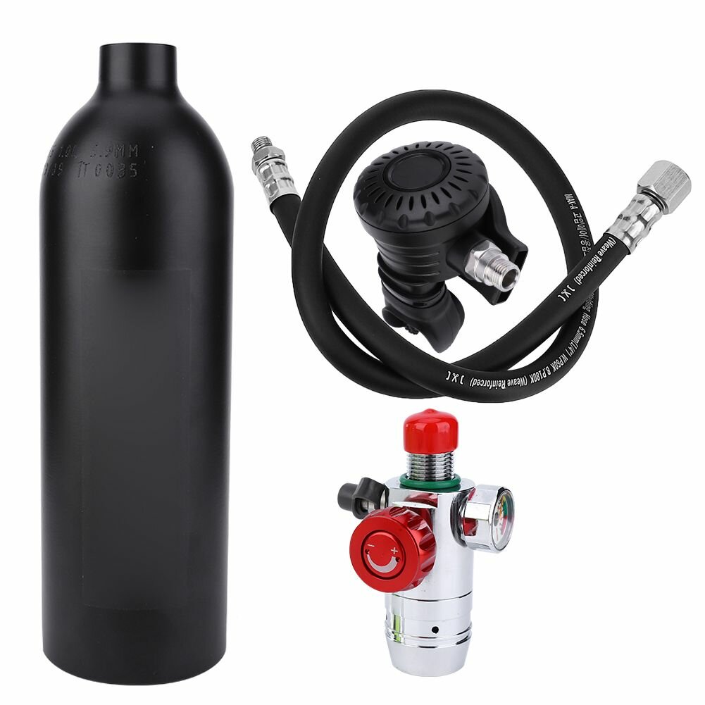 S400 1л баллон с клапаном (черный)