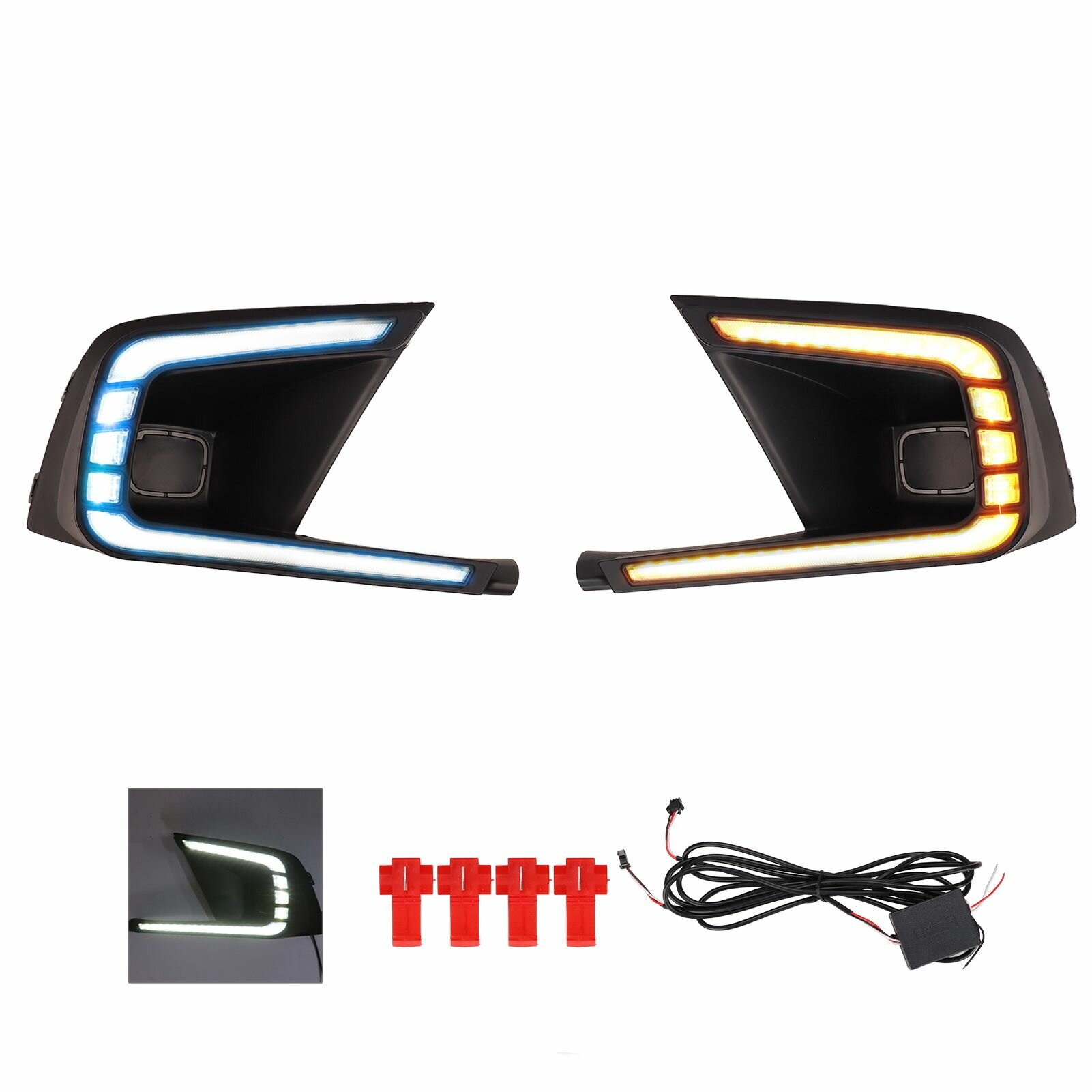Светодиодные противотуманные фары DRL 12V для Honda Civic 2022