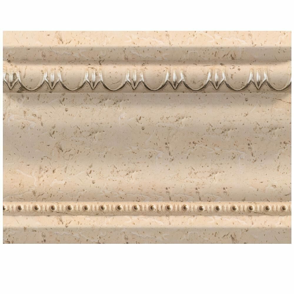 Карниз, Интерьерный багет, набор 2 шт. 80х57х1100мм Кварц Cosca A80(2)/MP4-1