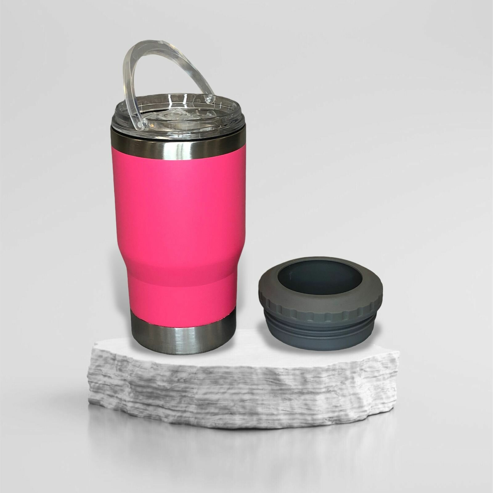 Охладитель (термокружка) для напитков с открывалкой для бутылок