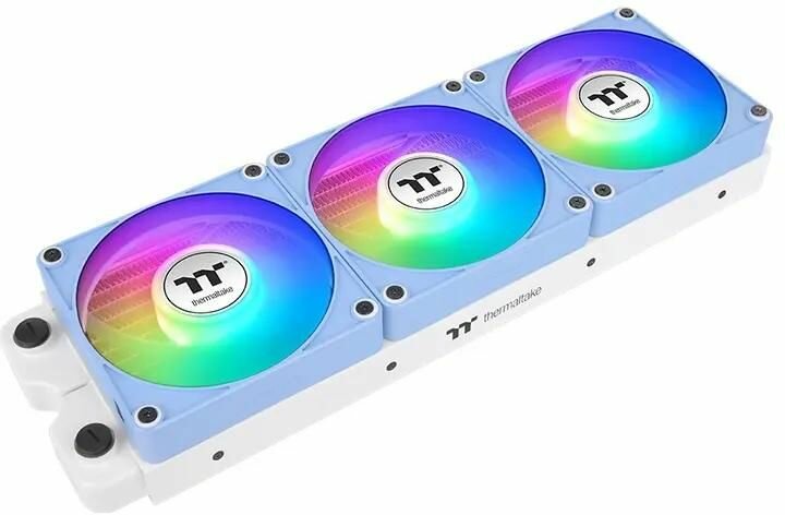 Комплект вентиляторов Thermaltake CT140 EX Sync Hydrangea 140 мм 4-pin PWM, 3шт (CL-F197-PL14BU-A)