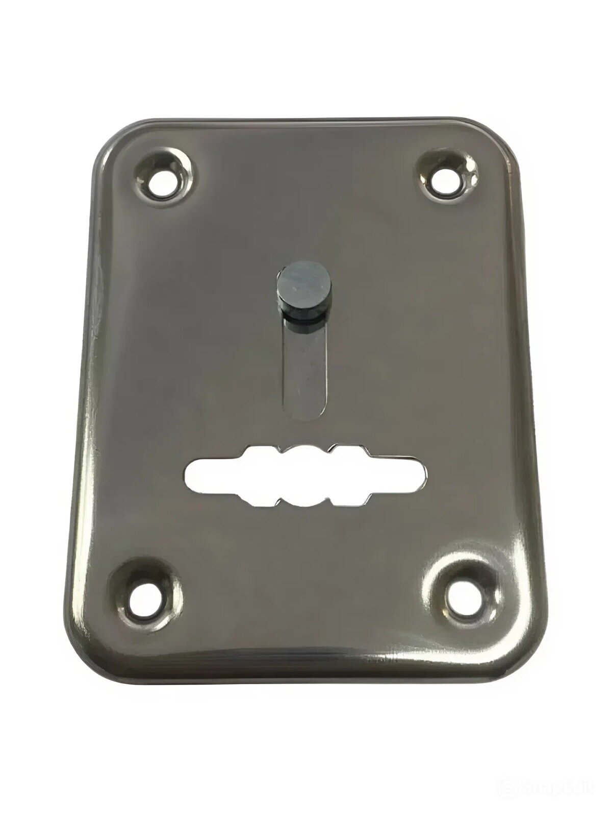 Накладка сувальдная для входной двери со шторкой DL S03/LC PSS ключевина сувальдная, прямоугольная