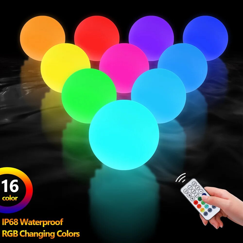 Подводные огни IWP, RGB, плавающие