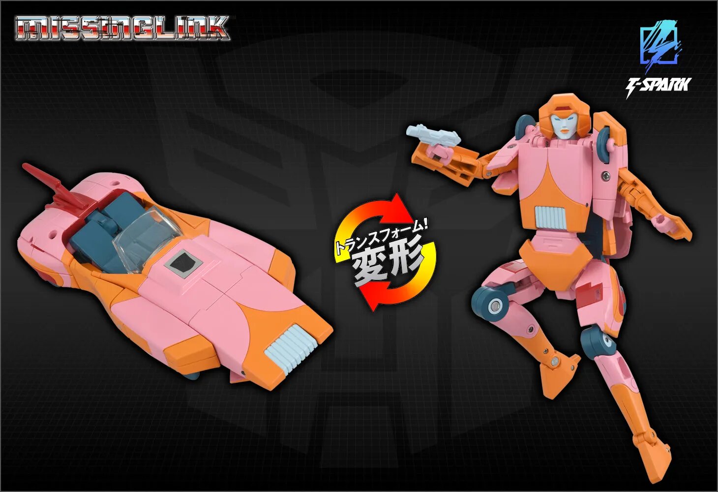 Трансформеры Takara Tomy Игрушка C-07 Arcee (Prototype) Transformers Missing Link — фото 1