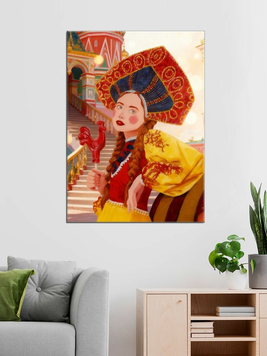 Картина на стену "Russian girls", 30х40 см