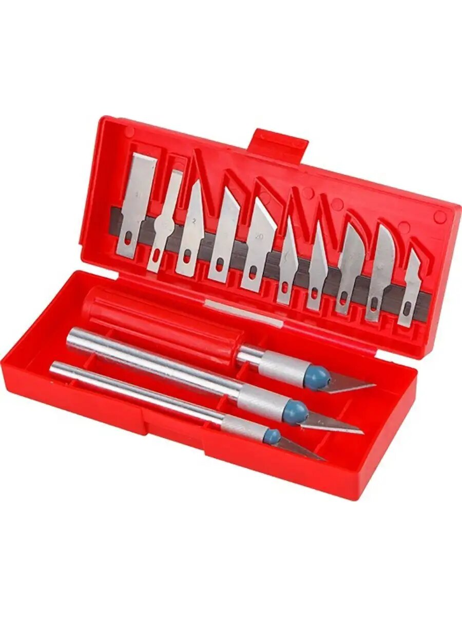 Набор резцов для точных работ по дереву волат 13 предметов (18030-13)