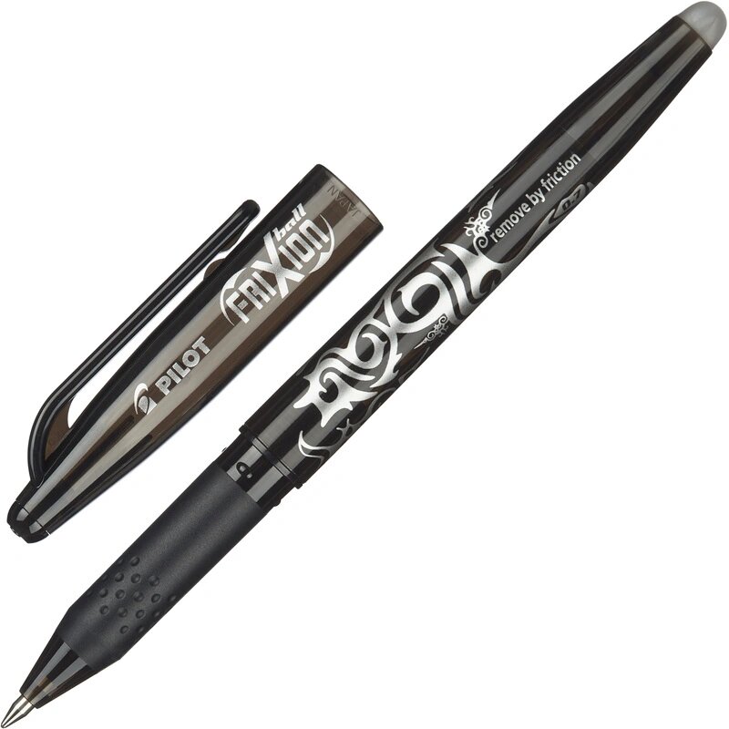 Ручка гелевая PILOT BL-FR7 Frixion резин. манжет черный 0,35мм Япония