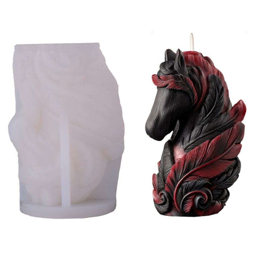 Силиконовая форма для ароматерапии "Голова лошади" от Akabane