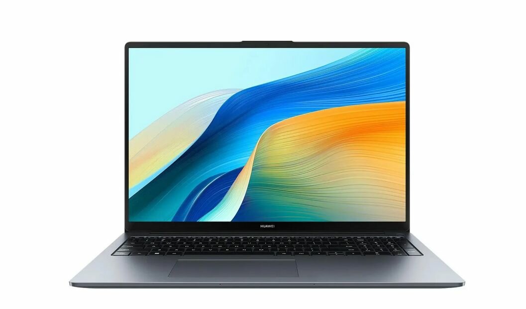 16" Ноутбук HUAWEI MateBook D16 MCLF-X (53013YDK) серый - 1920x1200, IPS, Intel Core i5-12450H, ядра: 8 x 2 ГГц, 16 ГБ, SSD 512 ГБ, Intel UHD Graphics 600, Без системы