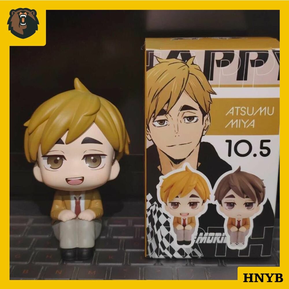 Фигурка Волейбол! К вершине Ацуму Мия/ Haikyuu! To the Top Atsumu Miya (10 cm) Look up Ver. Подарки для болельщиков