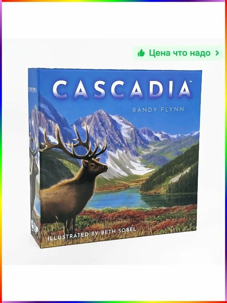 Настольная игра Каскадия: ландшафт и дикая природа-это, увлекательная