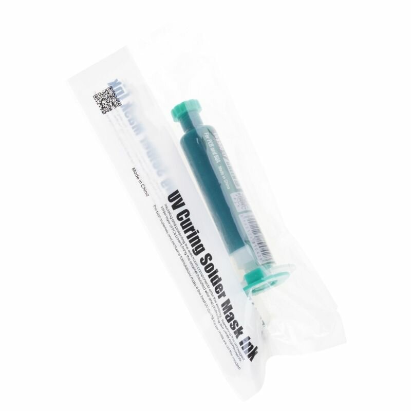 1 бутылка) Одноразовое масло для защиты от припоя фоточувствительного отверждения (паста)-зеленый