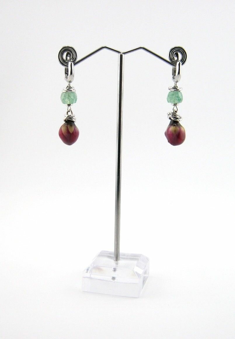 Серьги, авантюрин