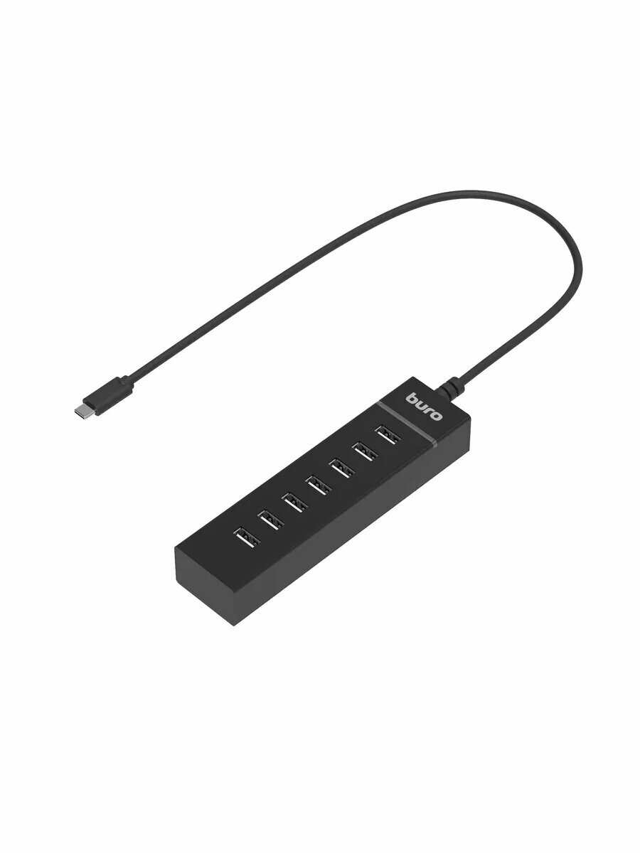 Разветвитель USB-C BPH-C-P107 7 портов черный