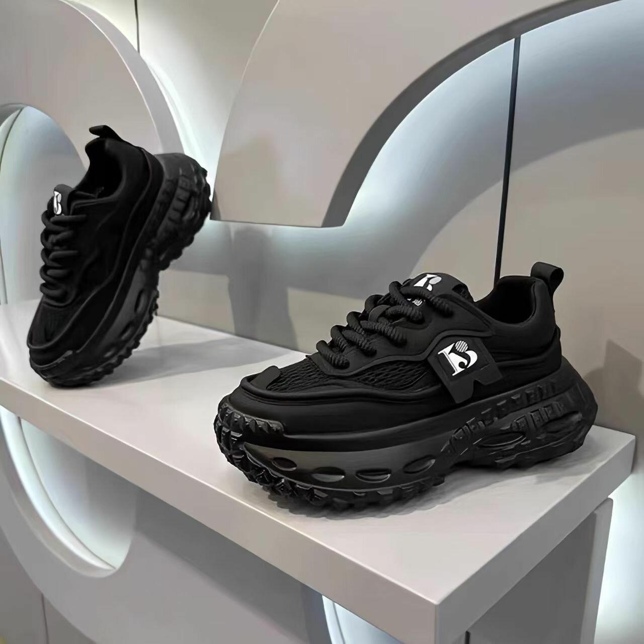 LUO Обувь мужская Осенняя для молодежи Канвас низкая обувь/S1697 black