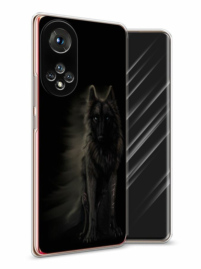 Чехол на Honor 50/Huawei Nova 9 / Хонор 50/Хуавей Нова 9 с принтом "Туманный волк"