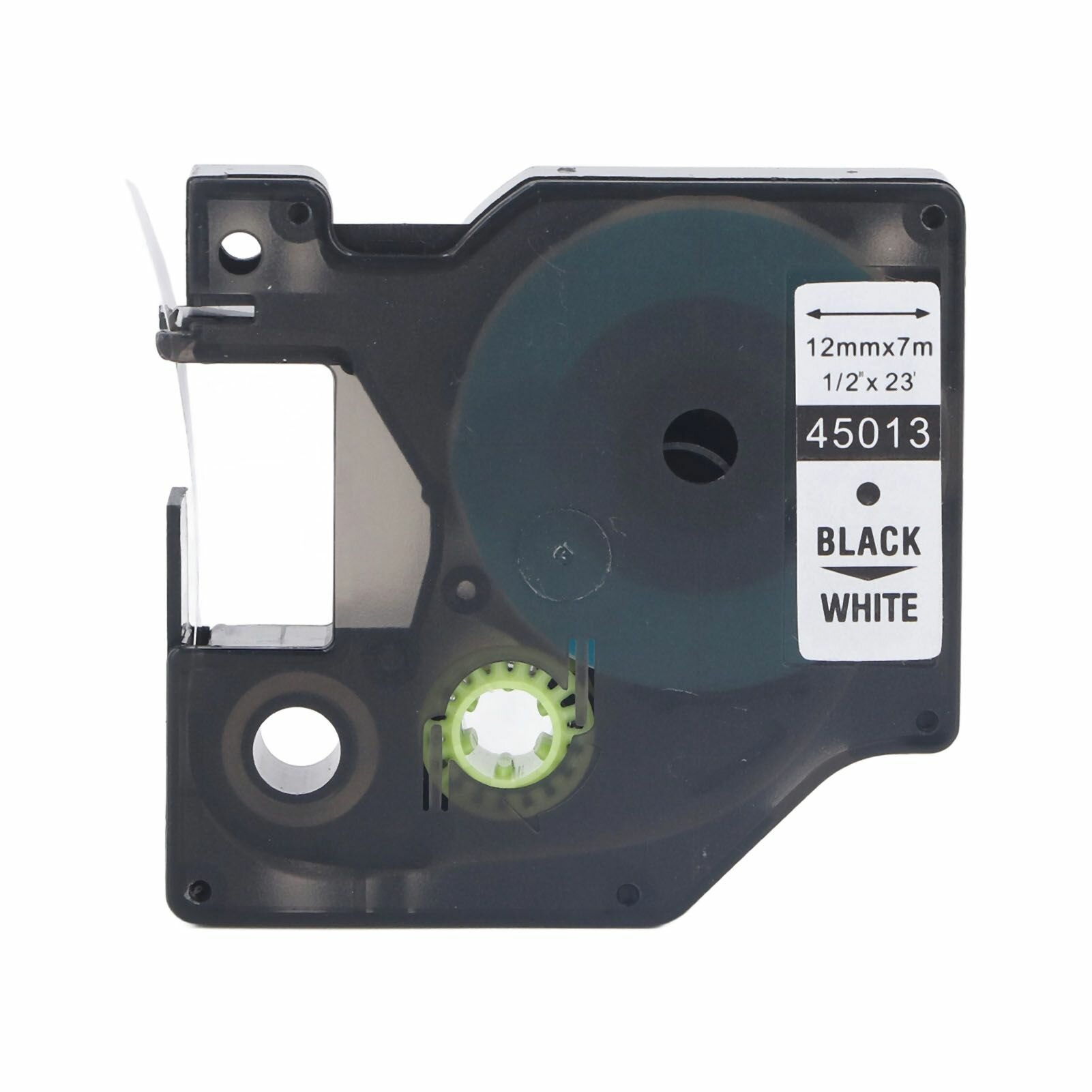 Лента для этикеток (12 мм, черная на белом)